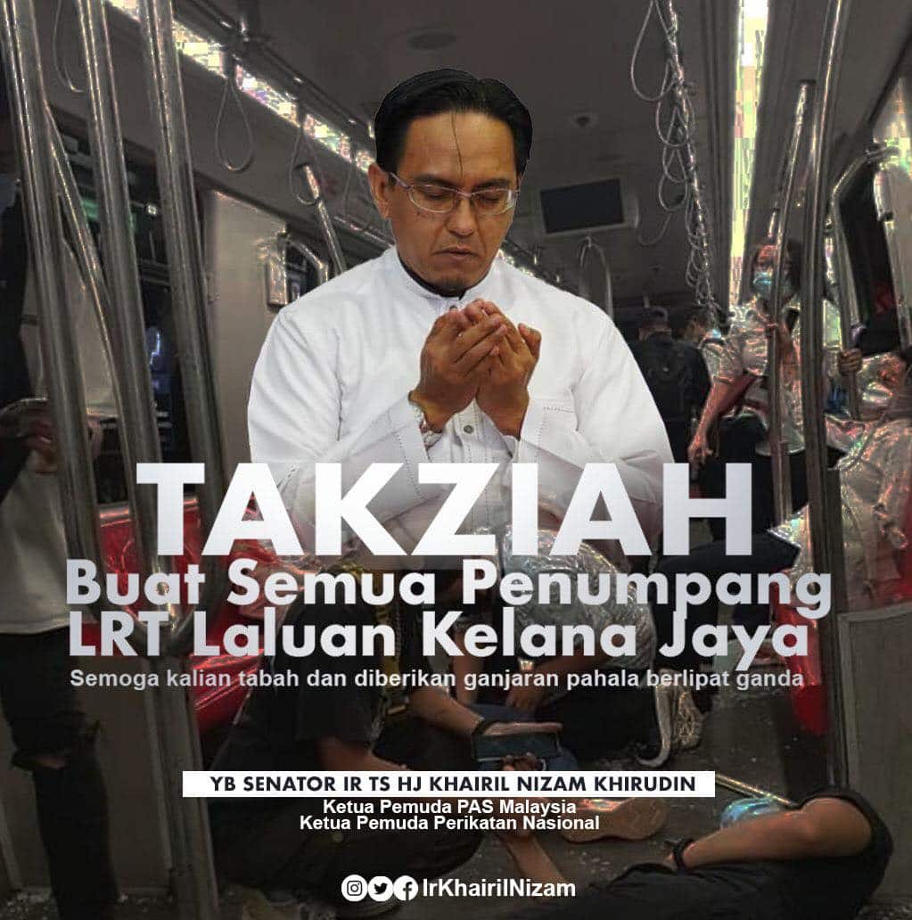 Warganet belasah Ketua Pemuda Pas,tidak sensitif muatnaik poster ...