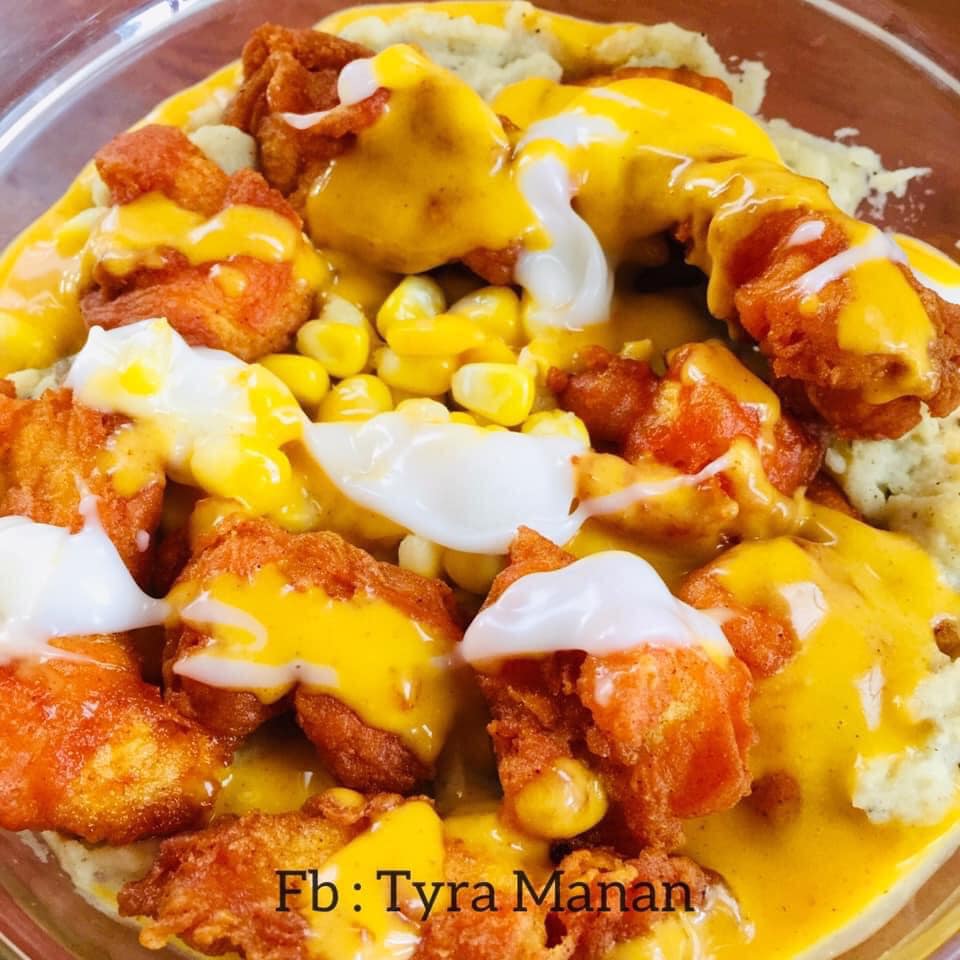 Resipi Loaded Potato Bowl Ala KFC, sekali cuba pasti nak lagi