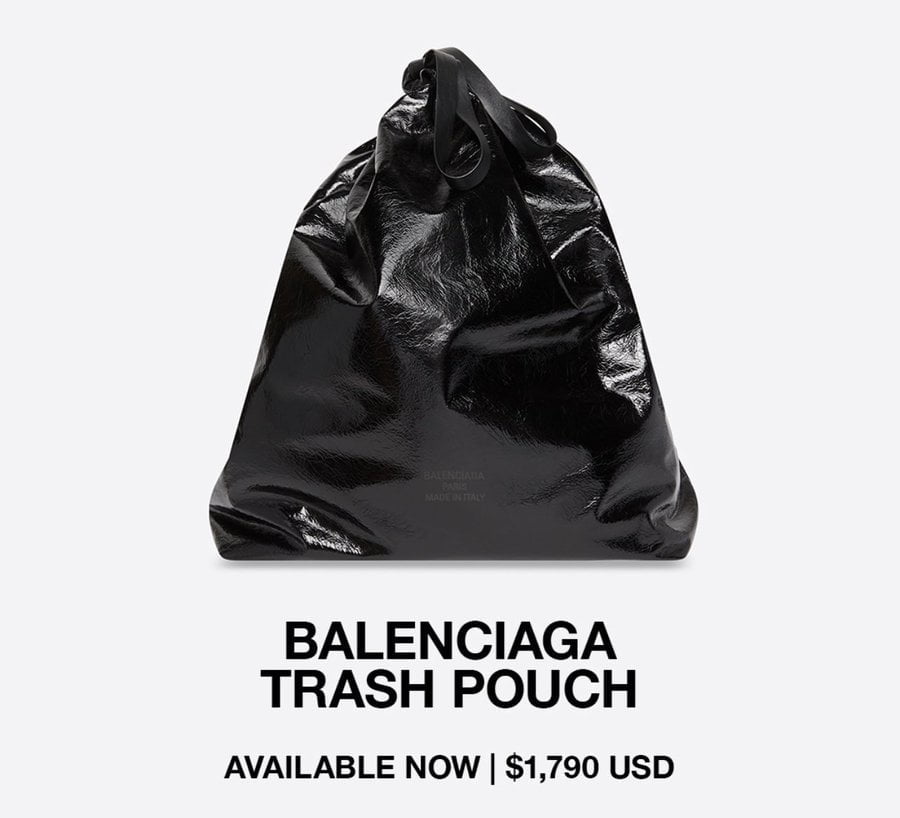Plastik sampah berharga RM7,997? Rekaan Balenciaga dianggap biadap