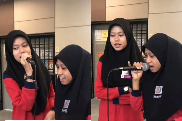 "Gempak Habis…"- Dua Pelajar Nyanyi Lagu Blackpink Dapat Pujian Ramai