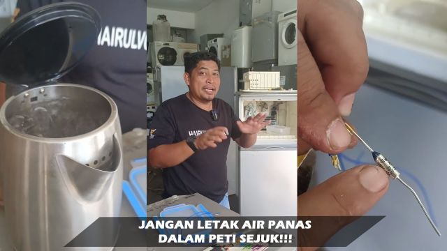 Sebenarnya letak air dan makanan panas boleh rosakkan peti sejuk ...