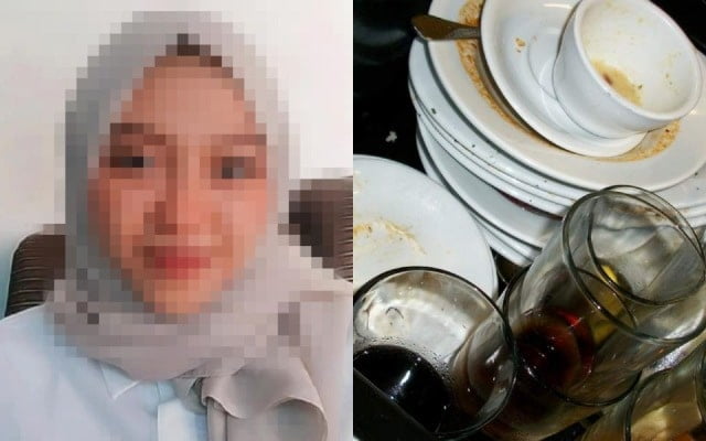 "Hanya kerana aku lupa basuh pinggan, mak sedara letak pisau kat leher ...