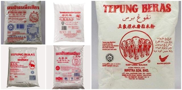 Korang jangan ingat kain pelikat cap gajah saja, tepung pun ada. Wanita ...
