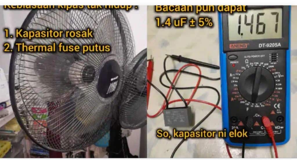 Periksa 2 benda ini je pada kipas kalau mati, jimat duit tak perlu beli ...